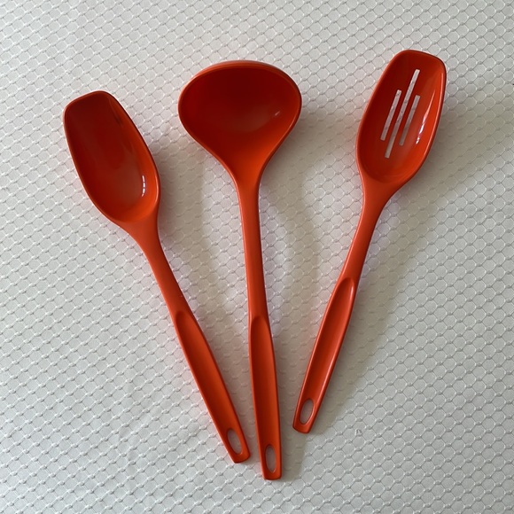 Kitchen | 3 Vintage Foley Nylon Ladle Serving Spoon Slotted Spoon Burnt ...